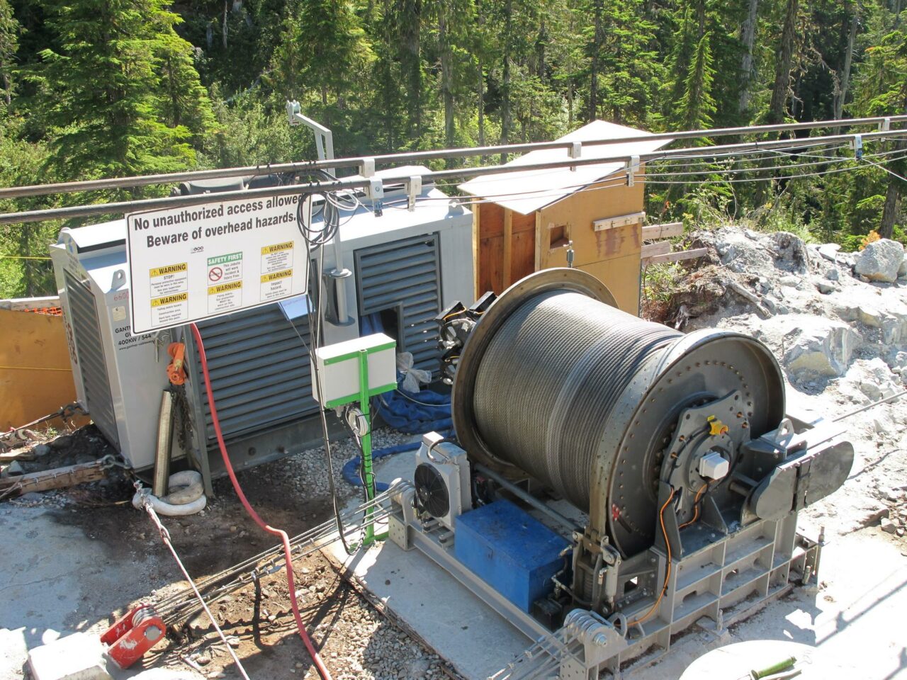 LCS – The Cable Crane Company – Hydro power plant Bear Creek