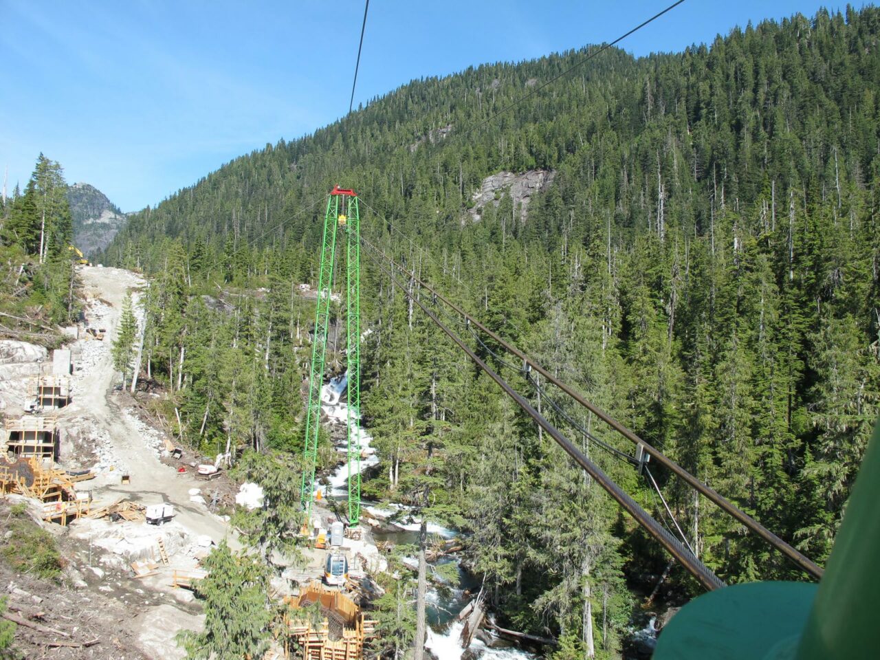 LCS – The Cable Crane Company – Hydro power plant Bear Creek