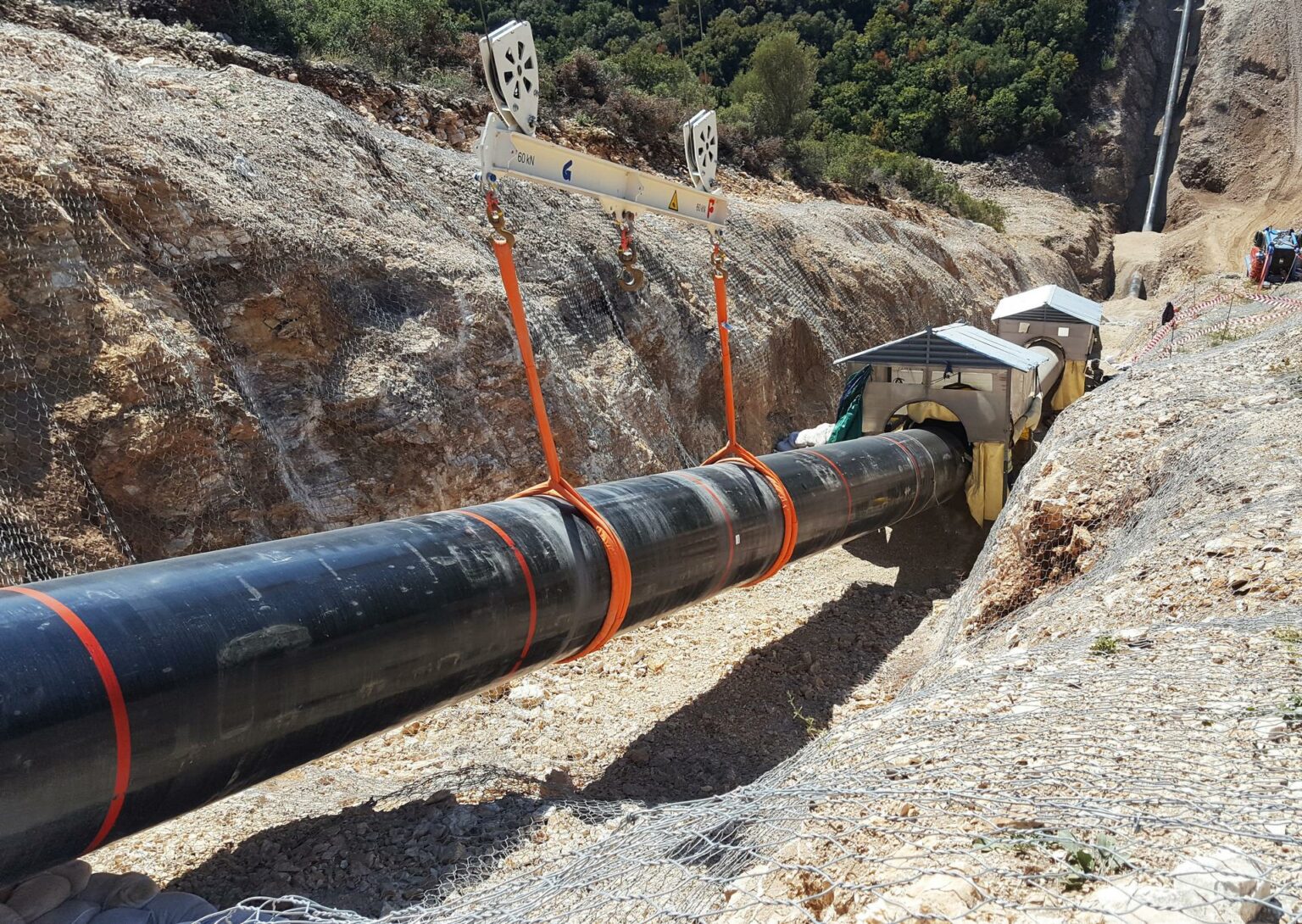 LCS – The Cable Crane Company – Trans Adriatic Pipeline – part section ...